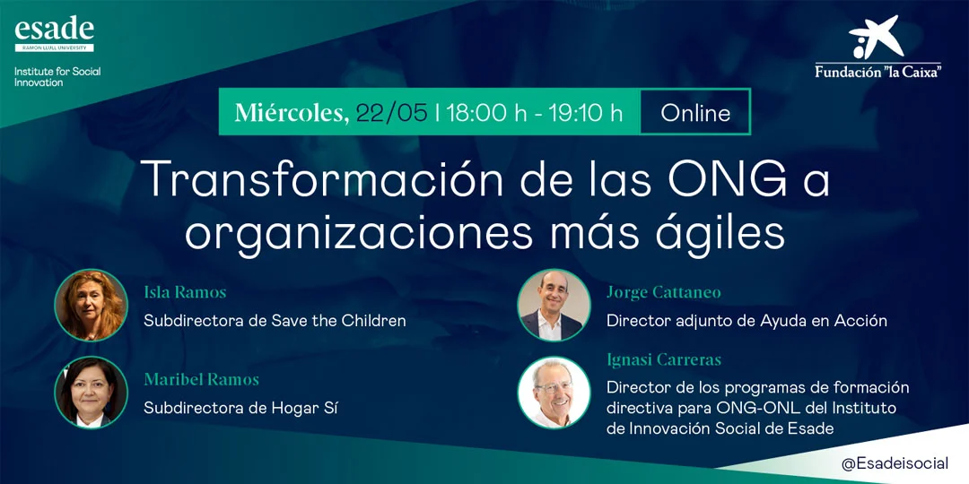 Transformación de las ONG a organizaciones más ágiles - Esade Research